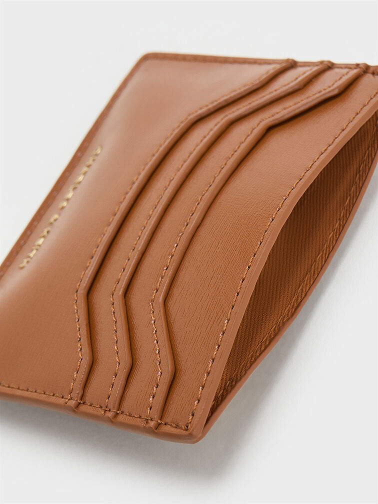 Brown Carli Multi-Slot Card Holder - CHARLES & KEITH TH