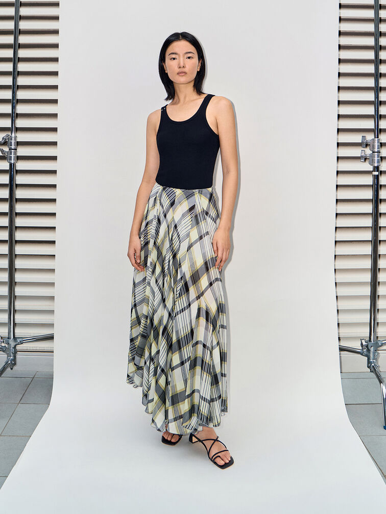 Black Meadow Strappy Toe Ring Sandals - CHARLES & KEITH TH