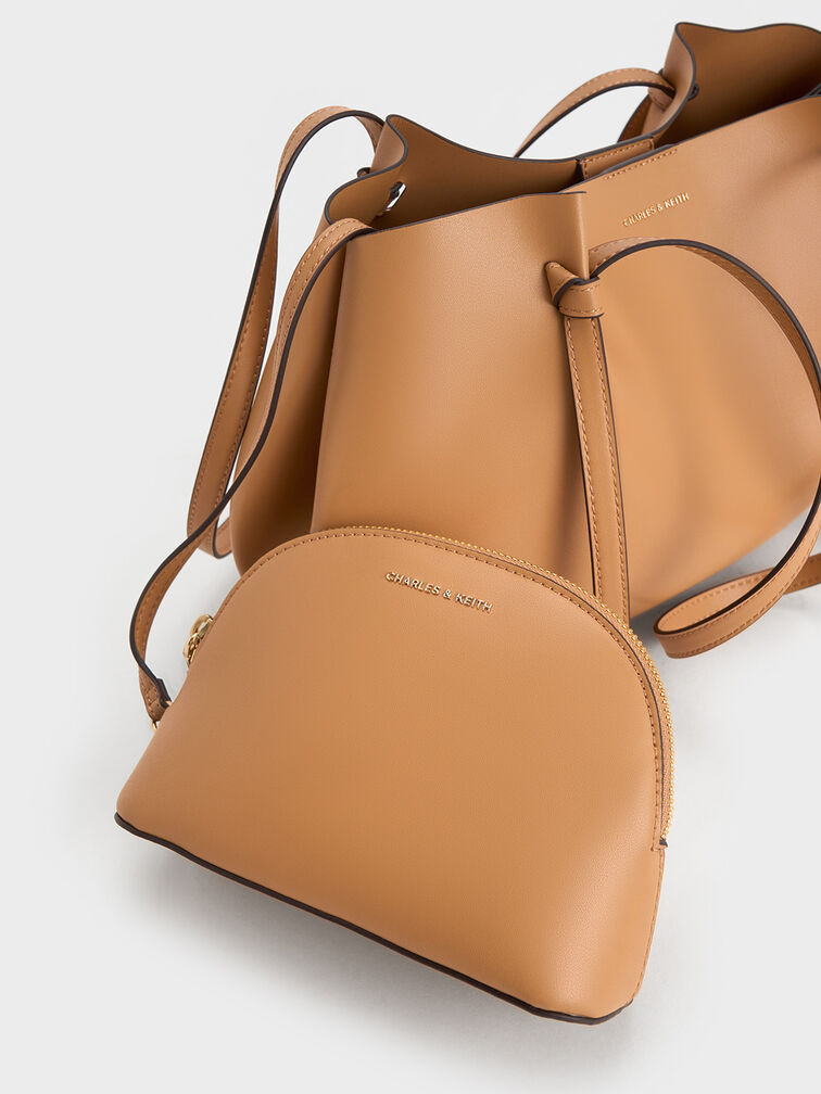 Toffee Calla Tote Bag - CHARLES & KEITH TH