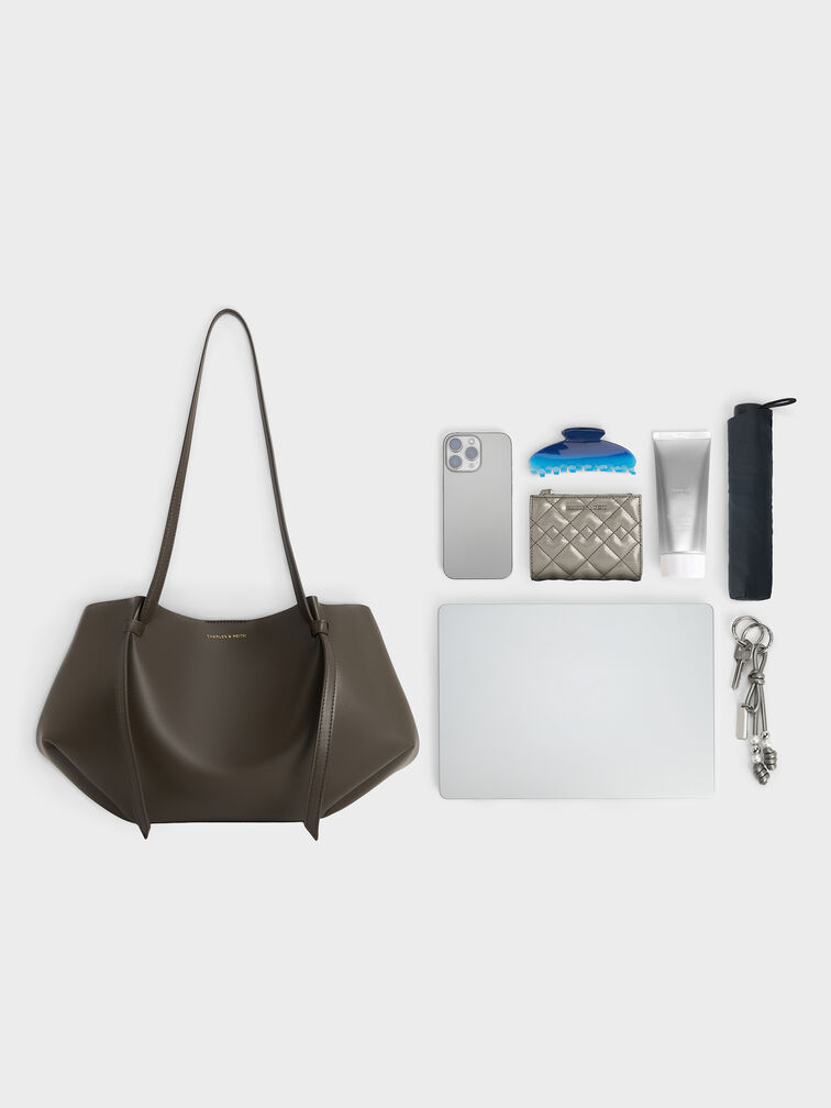 กระเป๋าโท้ท Dark Moss Calla Tote Bag - CHARLES & KEITH TH