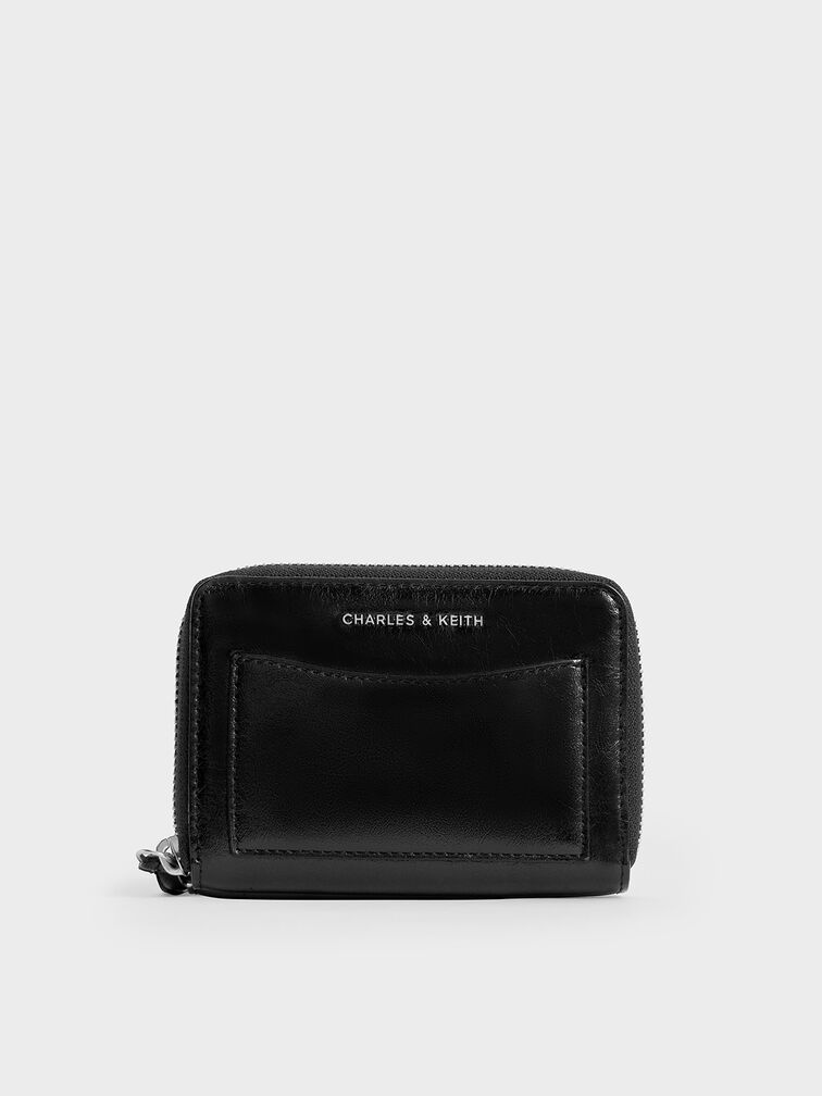 กระเป๋าสตางค์ Noir Xylia Zip-Around Wallet - CHARLES & KEITH TH