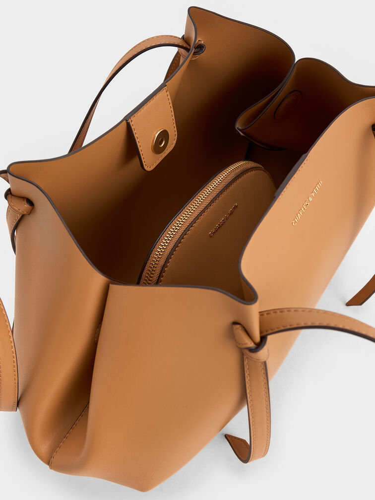 Toffee Calla Tote Bag - CHARLES & KEITH TH