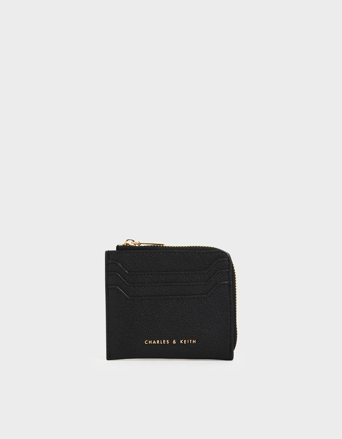 Black Small Zip Pouch - CHARLES & KEITH TH