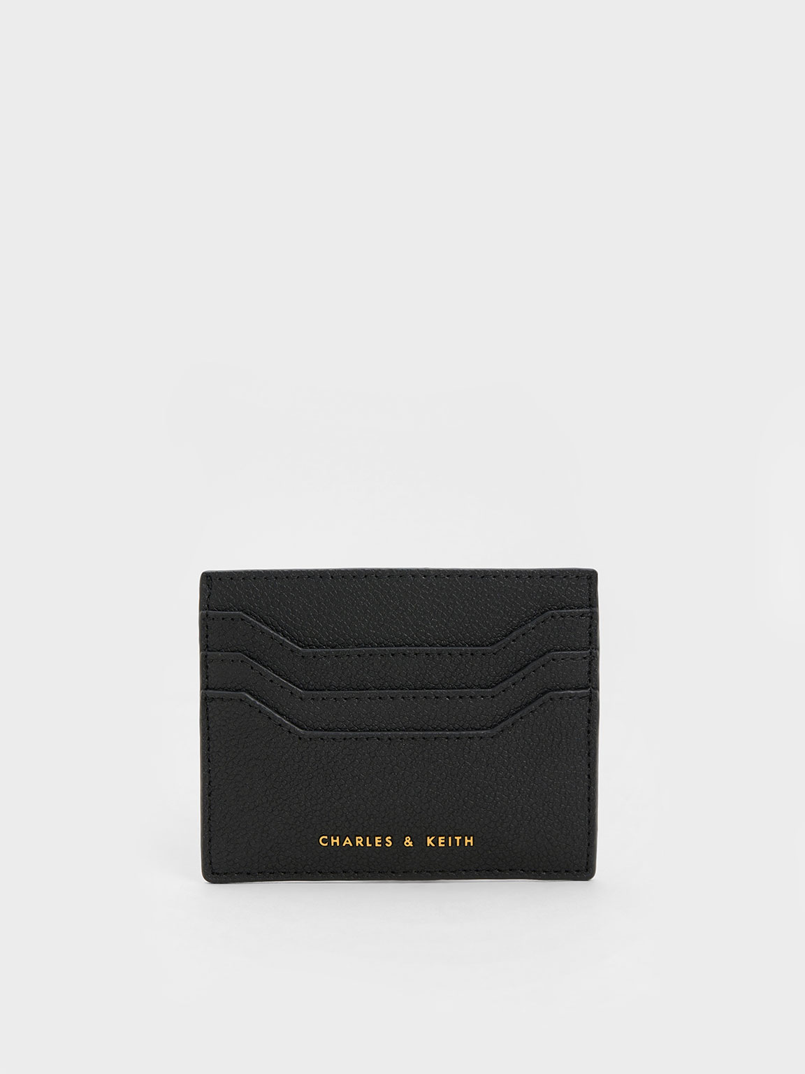 Black Carli Multi Slot Card Holder CHARLES KEITH TH